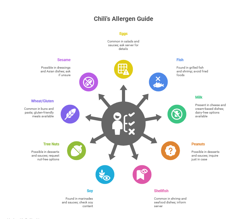 Chili’s Allergen Menu 2025 (PDF) – Dairy, Gluten, Nuts